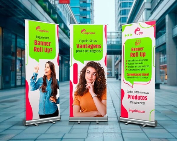 Banner Roll Up: Tudo que Você Precisa Saber - Imprima.vc